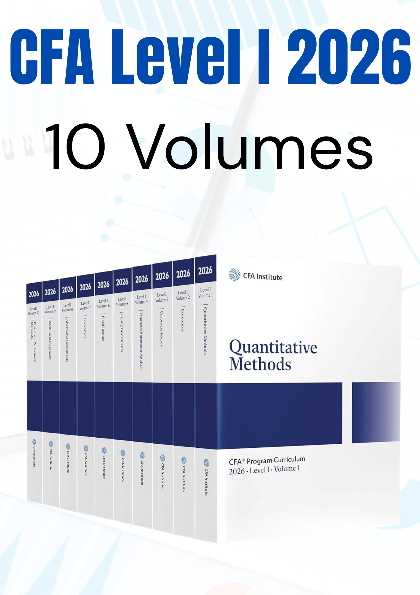 Bộ CFA Level I 2026 10 Volumes